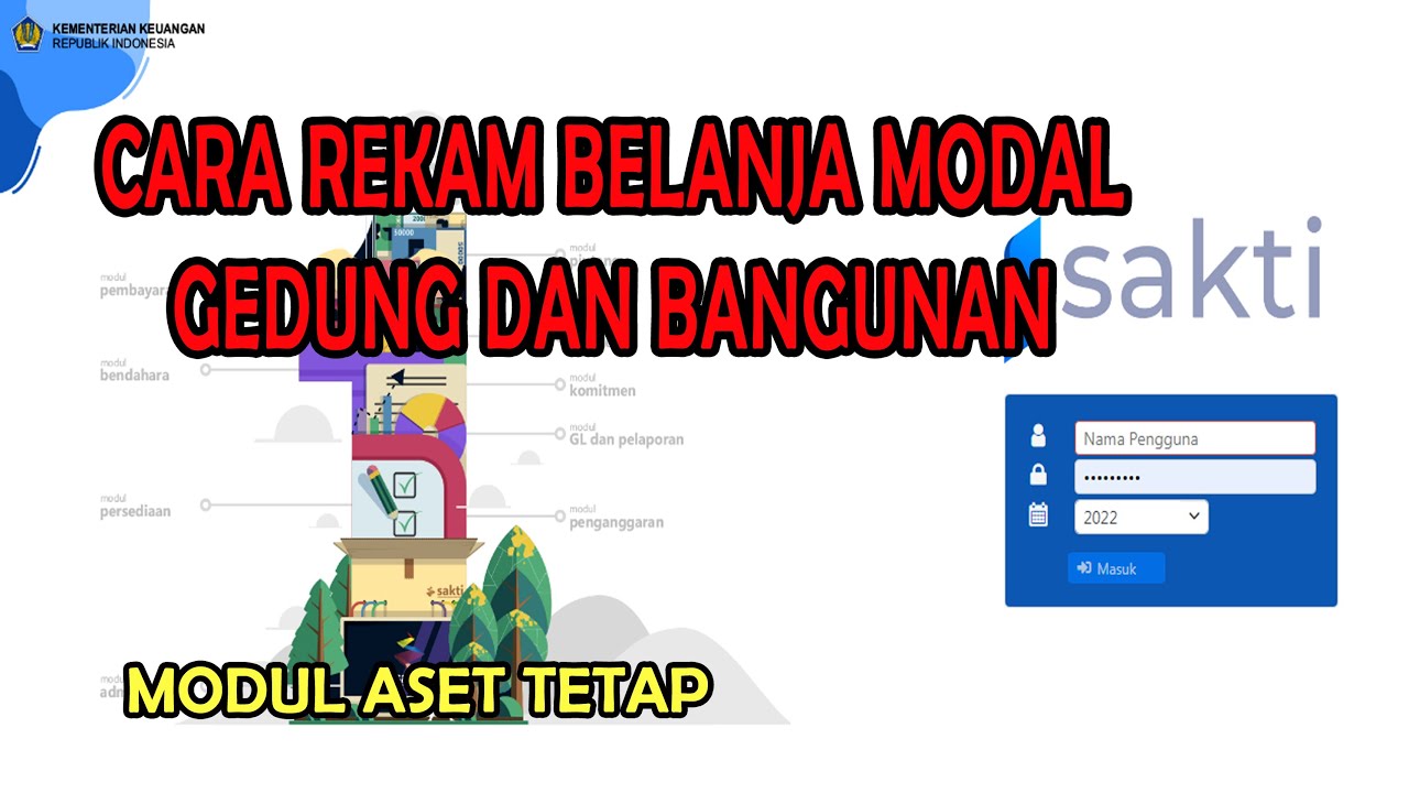 CARA REKAM BELANJA MODAL GEDUNG DAN BANGUNAN DI SAKTI | MODUL ASET ...