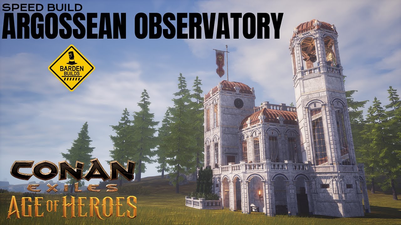 Conan Exiles: Argossean Observatory (Speed Build/ No Mods) - YouTube