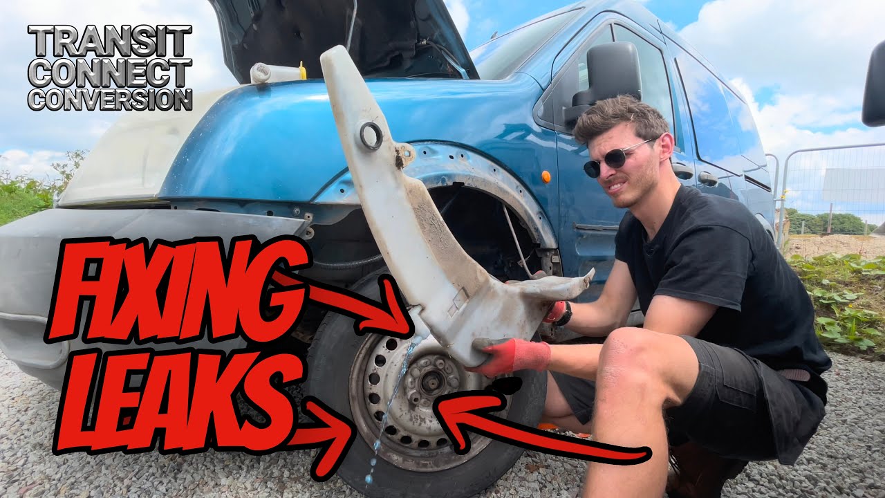 FIXING ANNOYING LEAKS! | Ford Transit Connect Van Conversion - YouTube