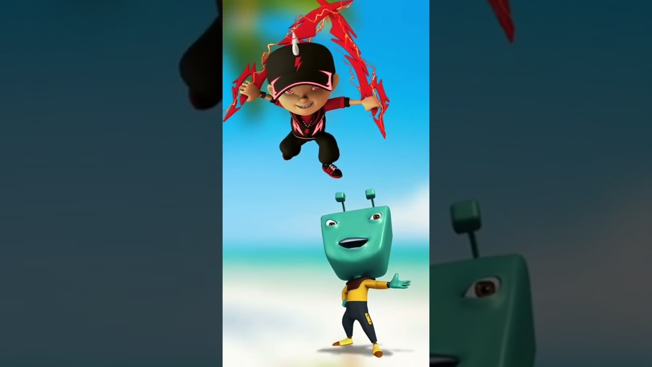 Boboiboy vs adudu #boboiboy #shorts #boboiboysolar - YouTube