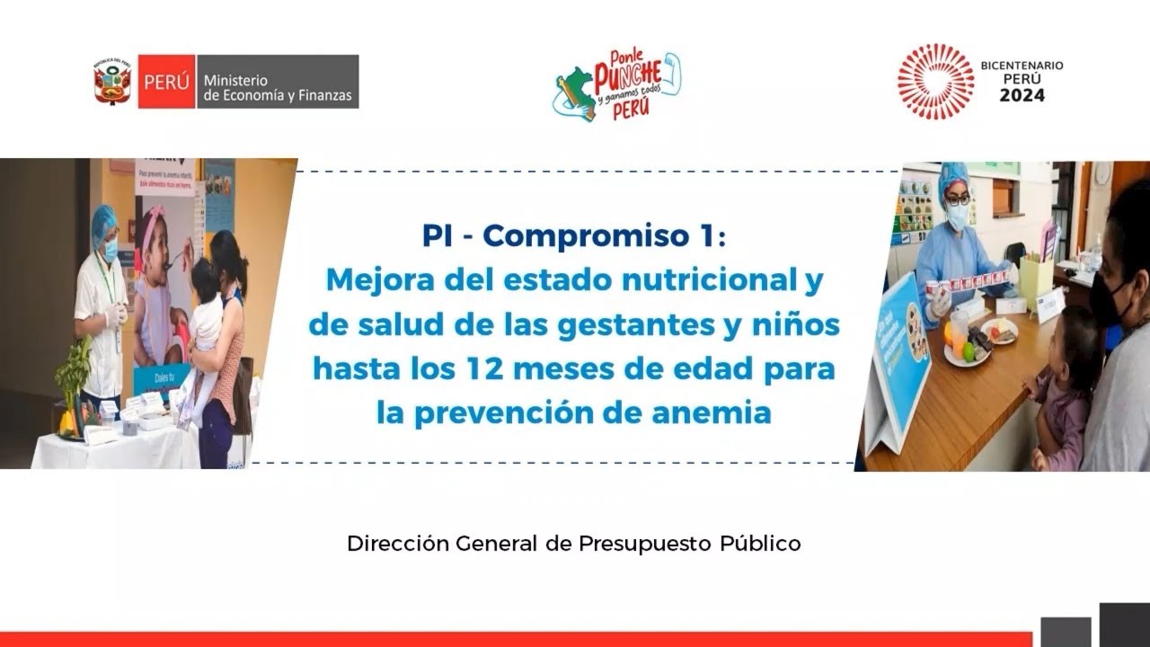 PI - Compromiso 1:Mejora del estado nutricional de gestantes y niños ...