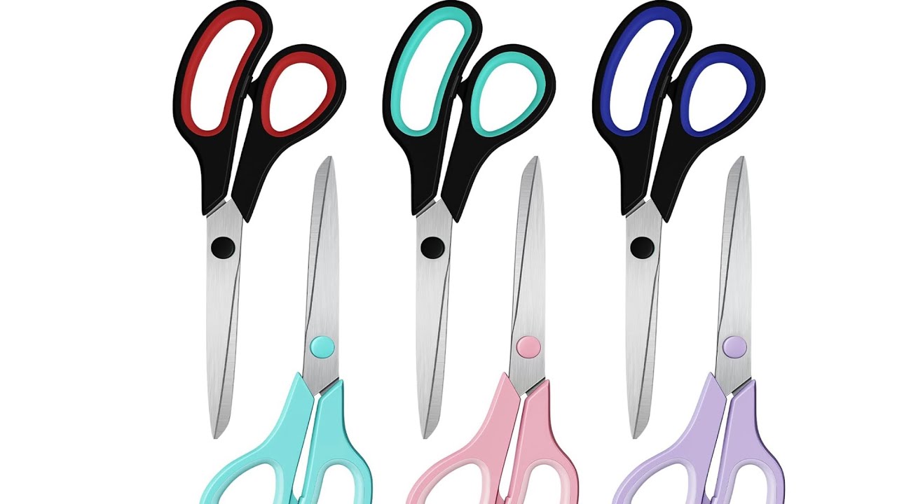 Turn plain old scissors into non-stick scissors - YouTube
