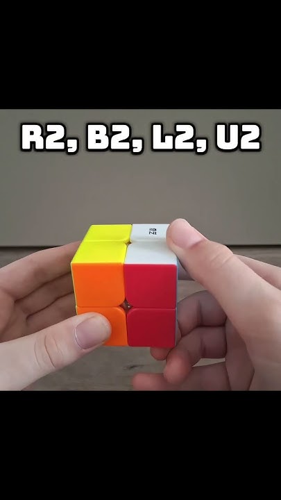 How to: checkerboard pattern on the 2 by 2 cube! #rubikscube #2by2 #pattern #rubikscubealgorithm ...