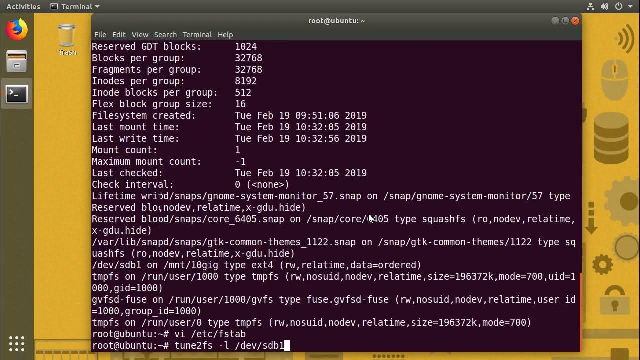 21 Checking and Scanning Linux Filesystems - YouTube