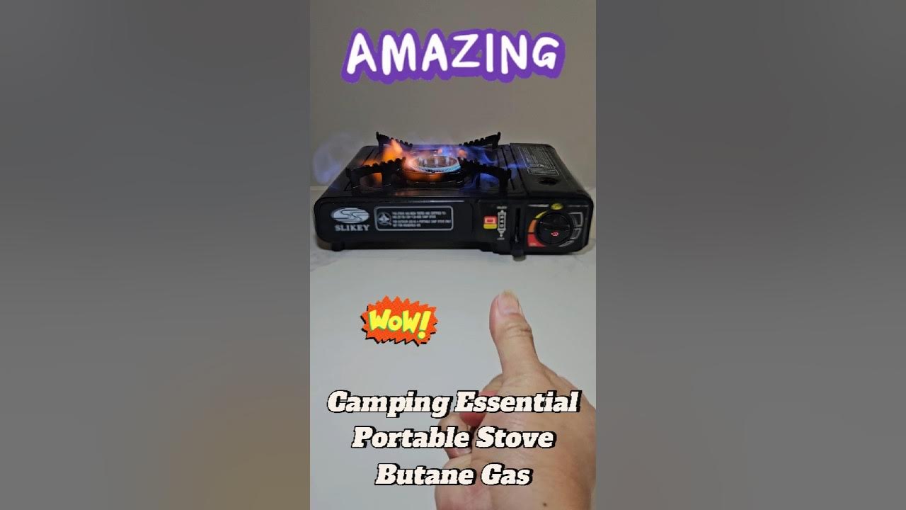 How to Safely Use and Remove a Butane Gas Canister in a Portable Stove #shorts #portablestove # ...