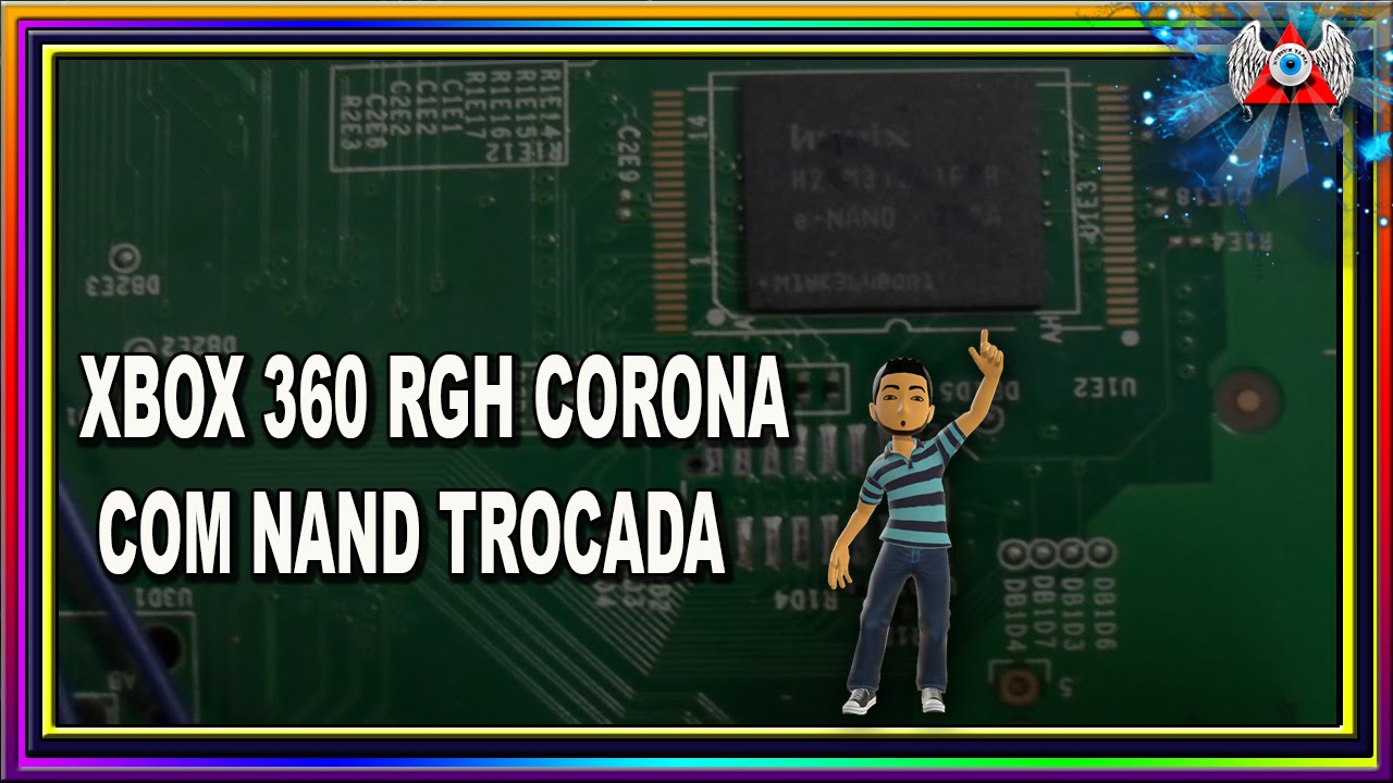[360] • Como fica um xbox 360 RGH modelo corona com a nand trocada ...