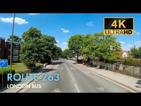 London Bus Ride, Route 263, Double Decker, 4K Virtual Tour. - YouTube