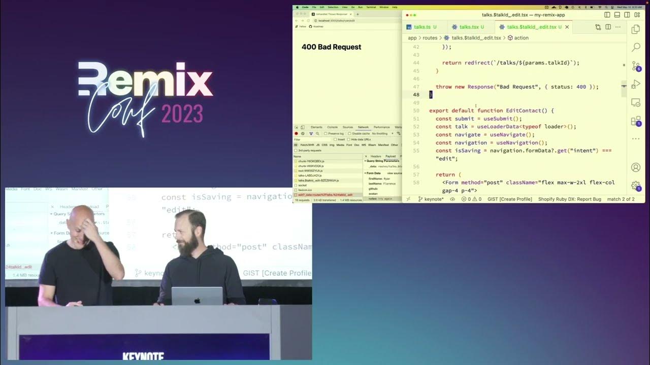 "Keynote" by Michael Jackson & Ryan Florence at #RemixConf 2023 💿 - YouTube