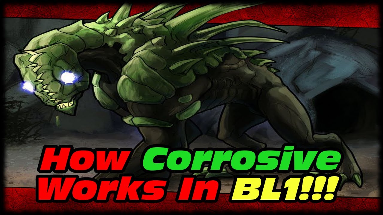 How Corrosive Elemental Effect Works In Borderlands GOTY!!! Borderlands ...