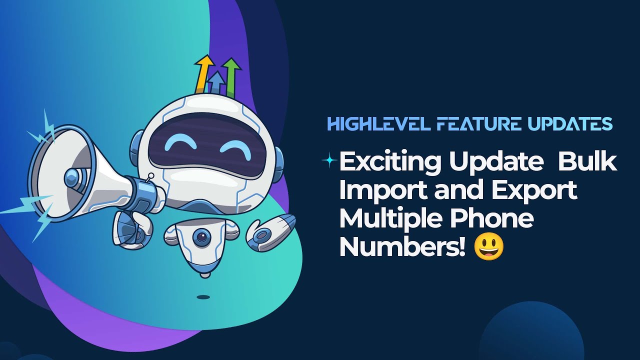 Exciting Update Bulk Import and Export Multiple Phone Numbers! 😃 - YouTube