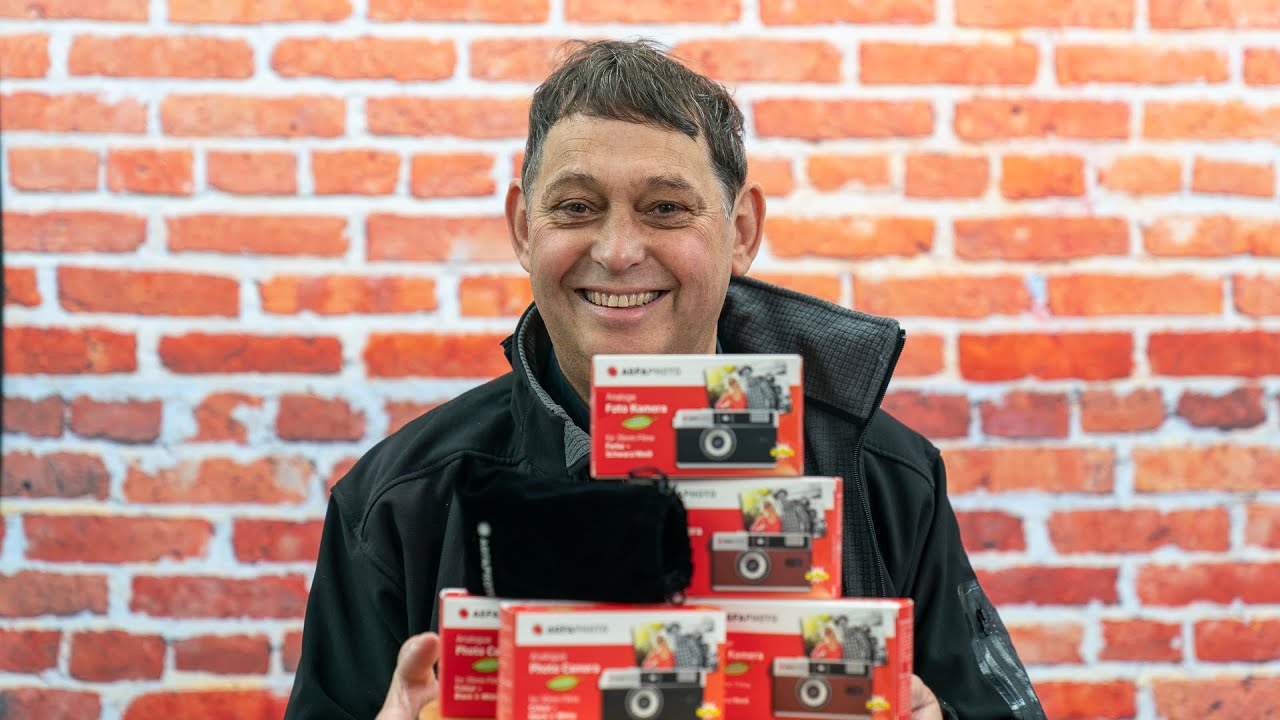 Terry the Techie Agfa Reusable Cameras now in Black - YouTube