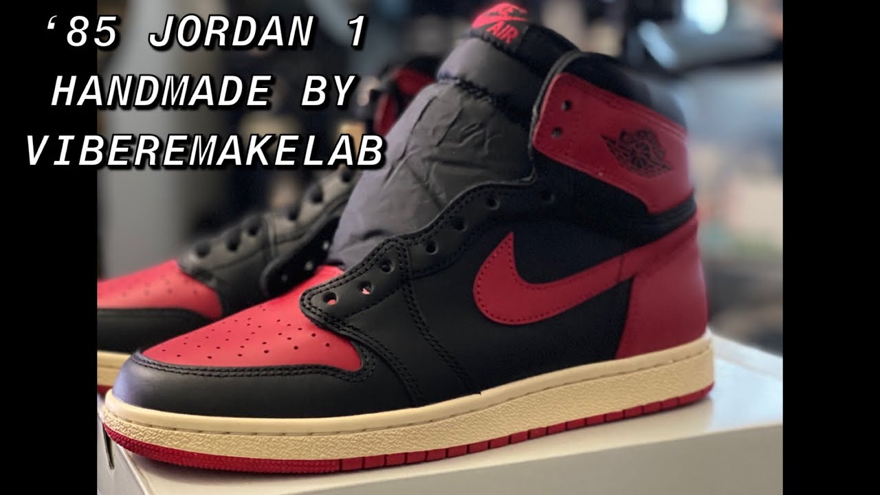 ViberemakeLab Jordan 1 Handmade Custom - YouTube