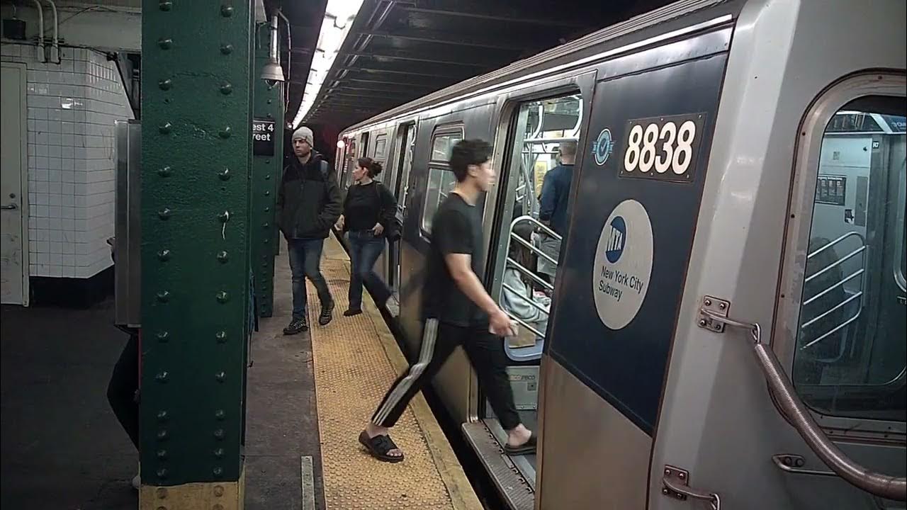 R160 Half Cuomo Ad Wrapped F train @ W 4 St-Wash Sq - YouTube