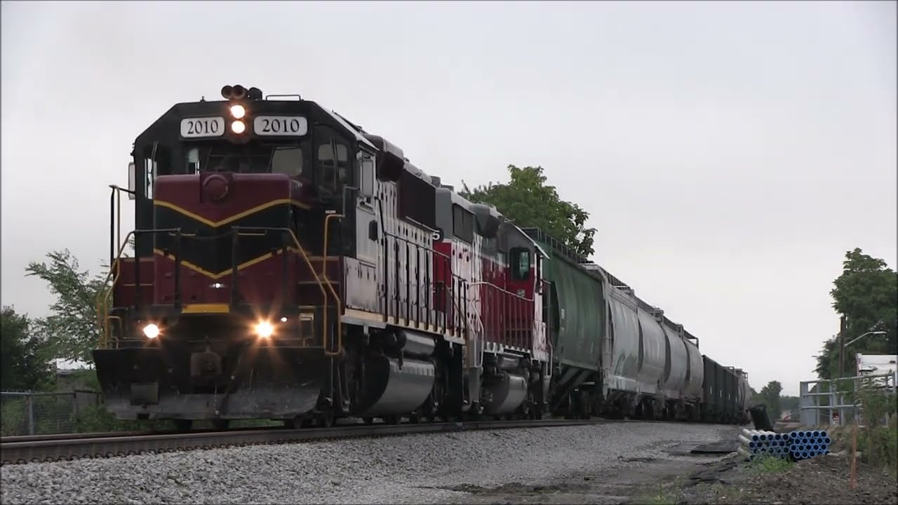 Restored railroad track: MC-4 on the Fall River Station Track - YouTube