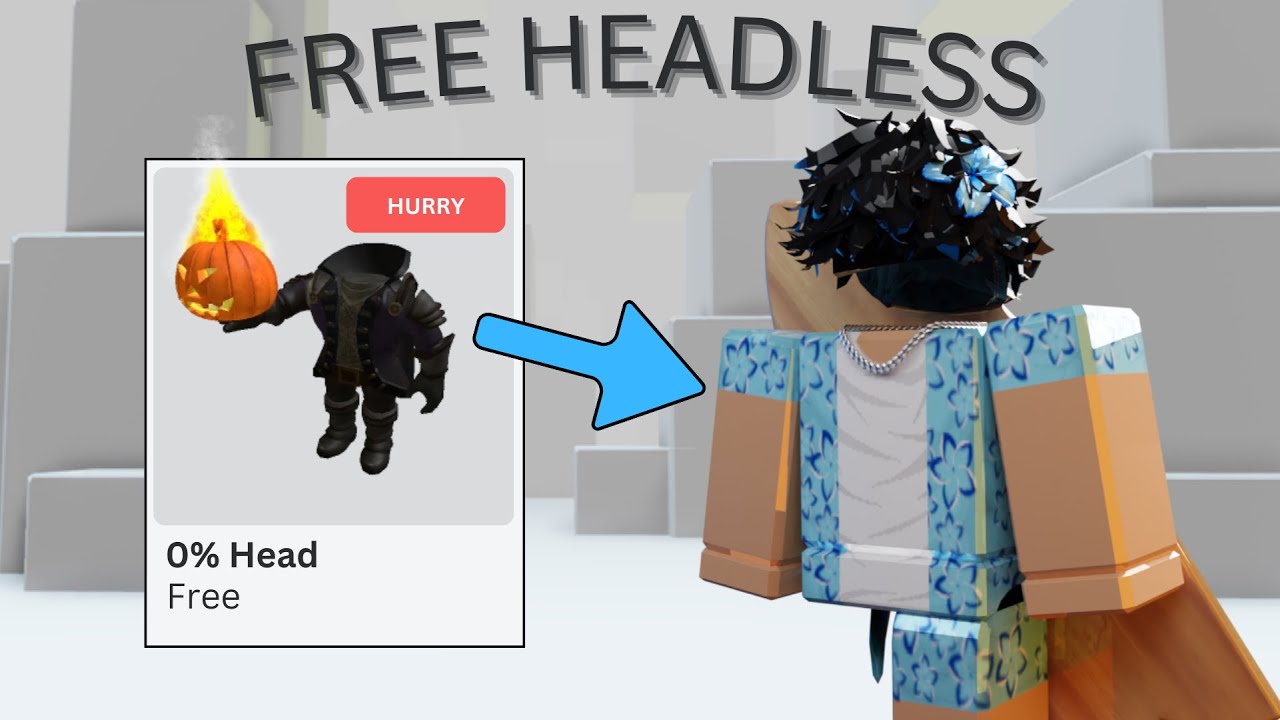 HOW TO GET FREE HEADLESS IN ROBLOX 😱 || No Head || (2024 STILL WORKING ...