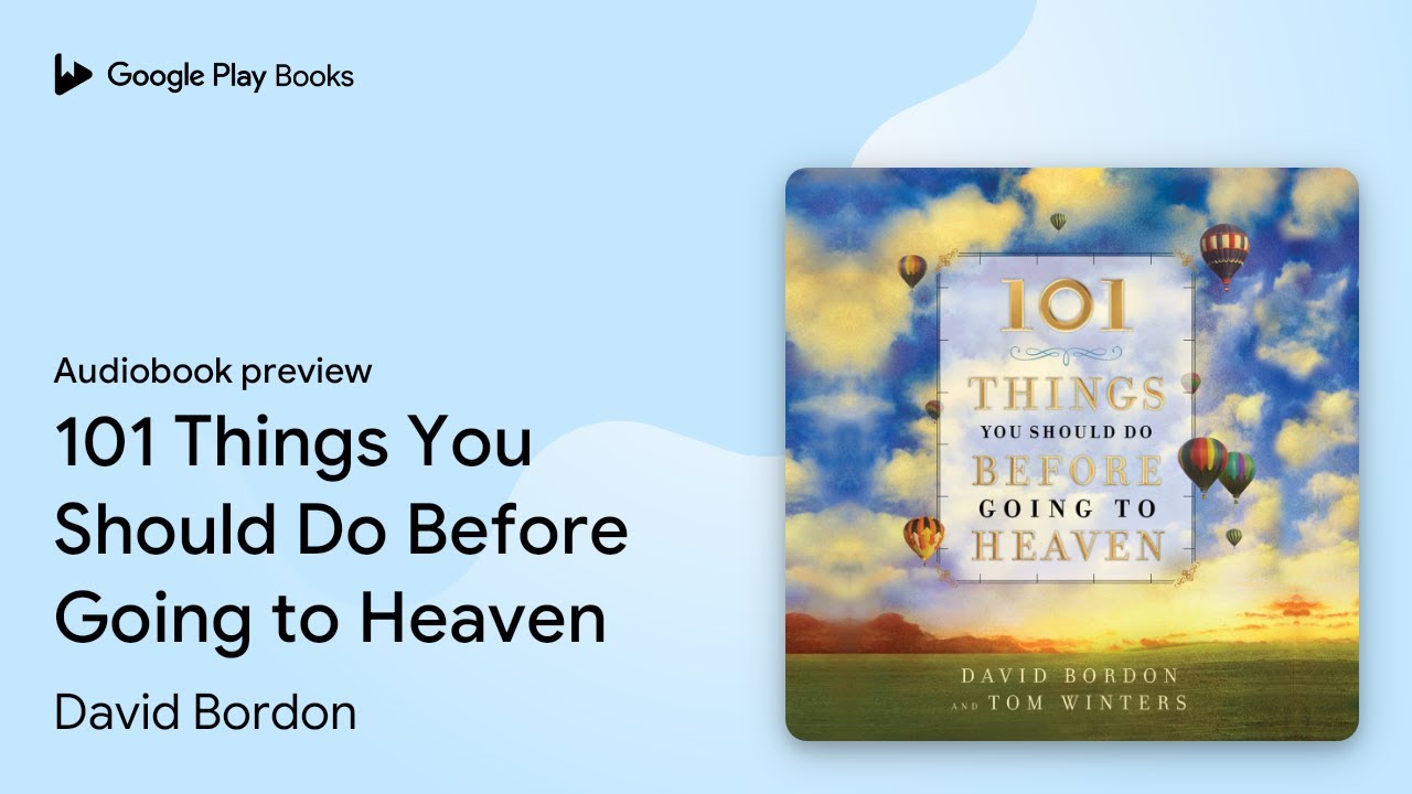 101 Things You Should Do Before Going to… by David Bordon · Audiobook preview - YouTube