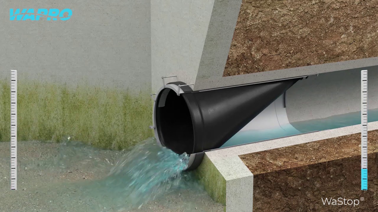 WaStop Tidal Inline Check Valve | How it works. Extended version. - YouTube