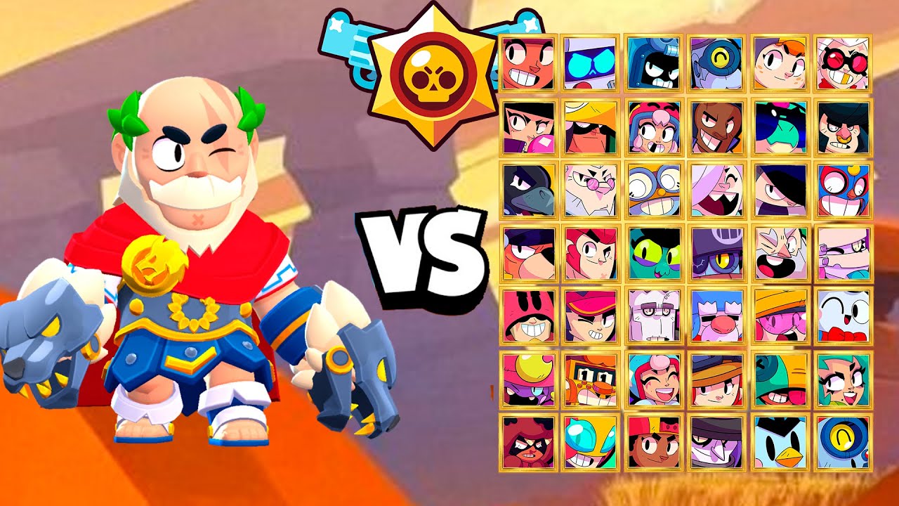 SAM vs ALL BRAWLERS! NEW CHROMATIC BRAWLER | All 60 Brawlers Test Part1 ...