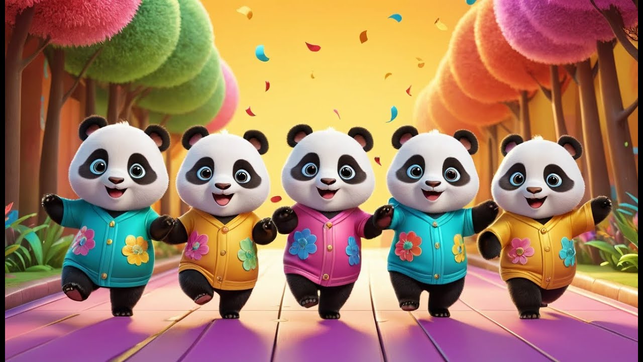 Counting 10 Little Pandas on Number Mountain | Fun Counting and ...