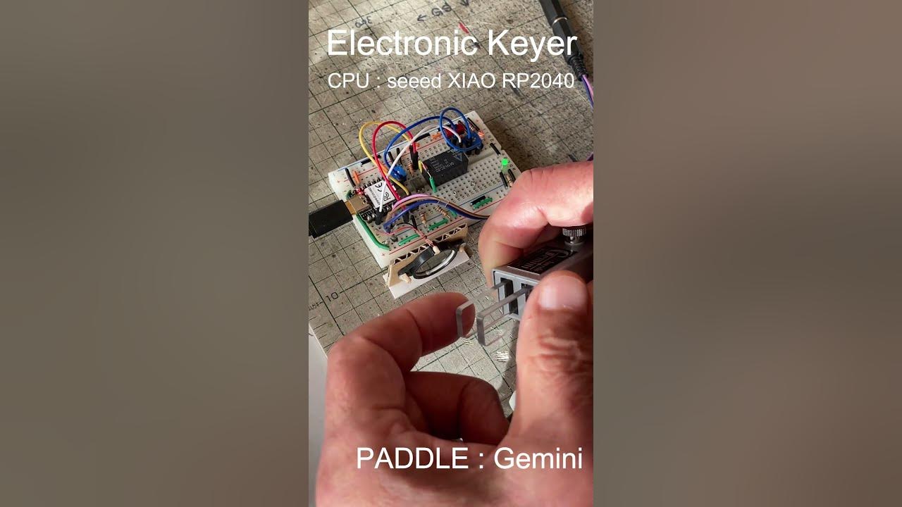 Electronic Keyer & PADDLE - YouTube