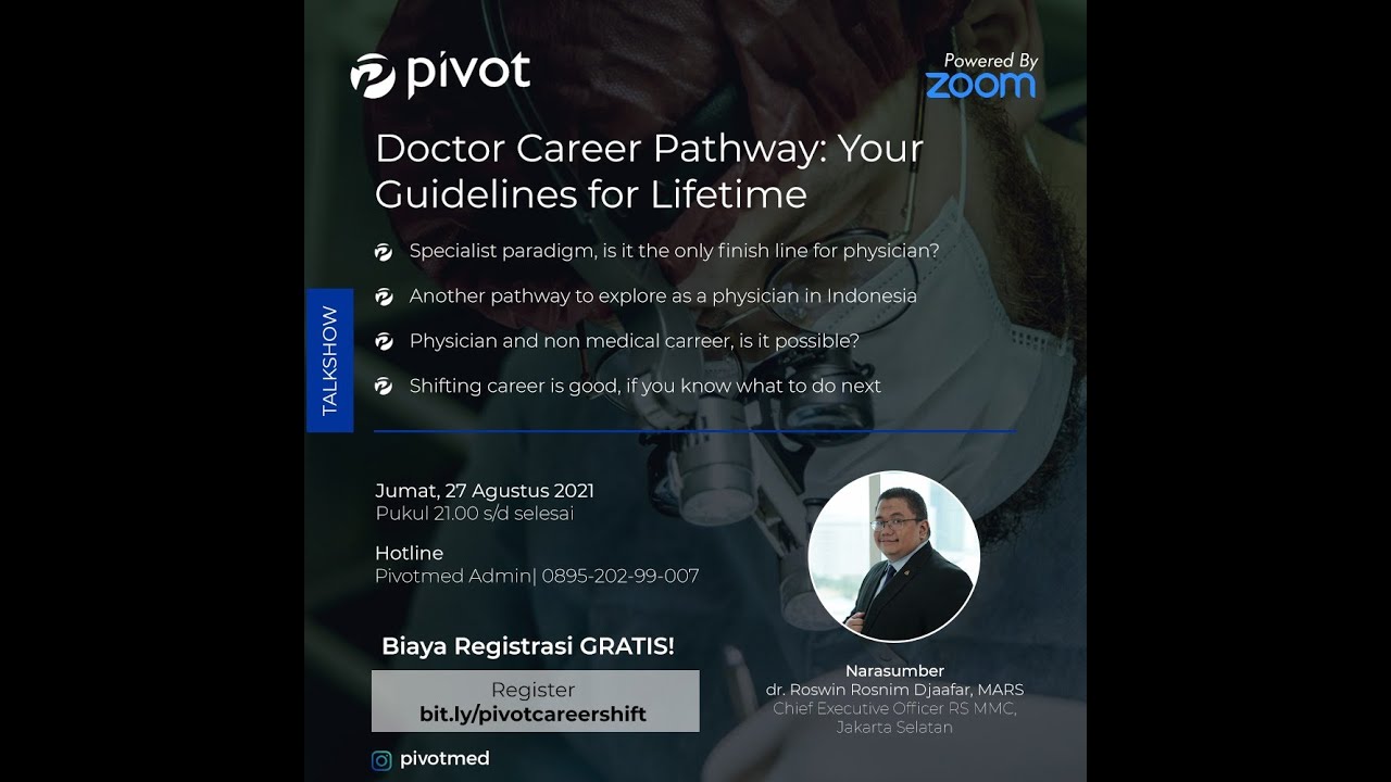 Webinar Doctor Career Pathway: Your Guidelines For Lifetime - YouTube