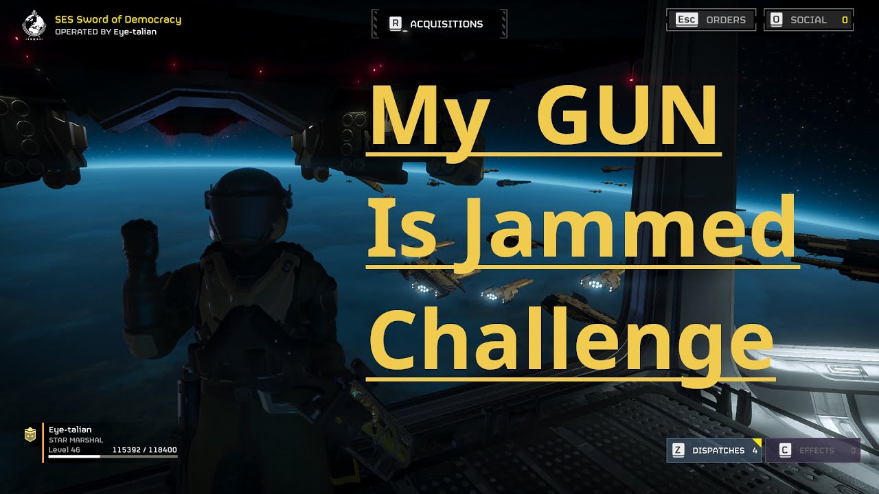 Helldivers 2 My Gun is Jammed challenge - YouTube