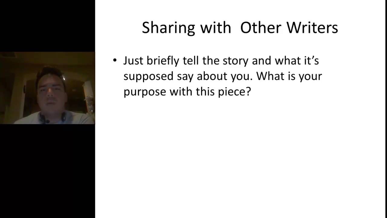 Sharing College Essay Proposals - YouTube