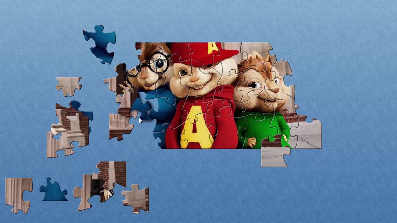 Alvin and the Chipmunks Puzzle Game for Kids - YouTube