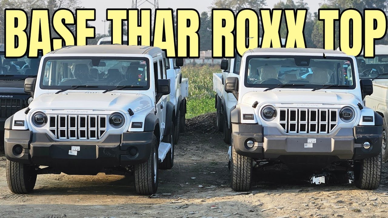 2025 THAR ROXX Base Model & TOP Model Comparison|New Thar Roxx MX1 Base ...