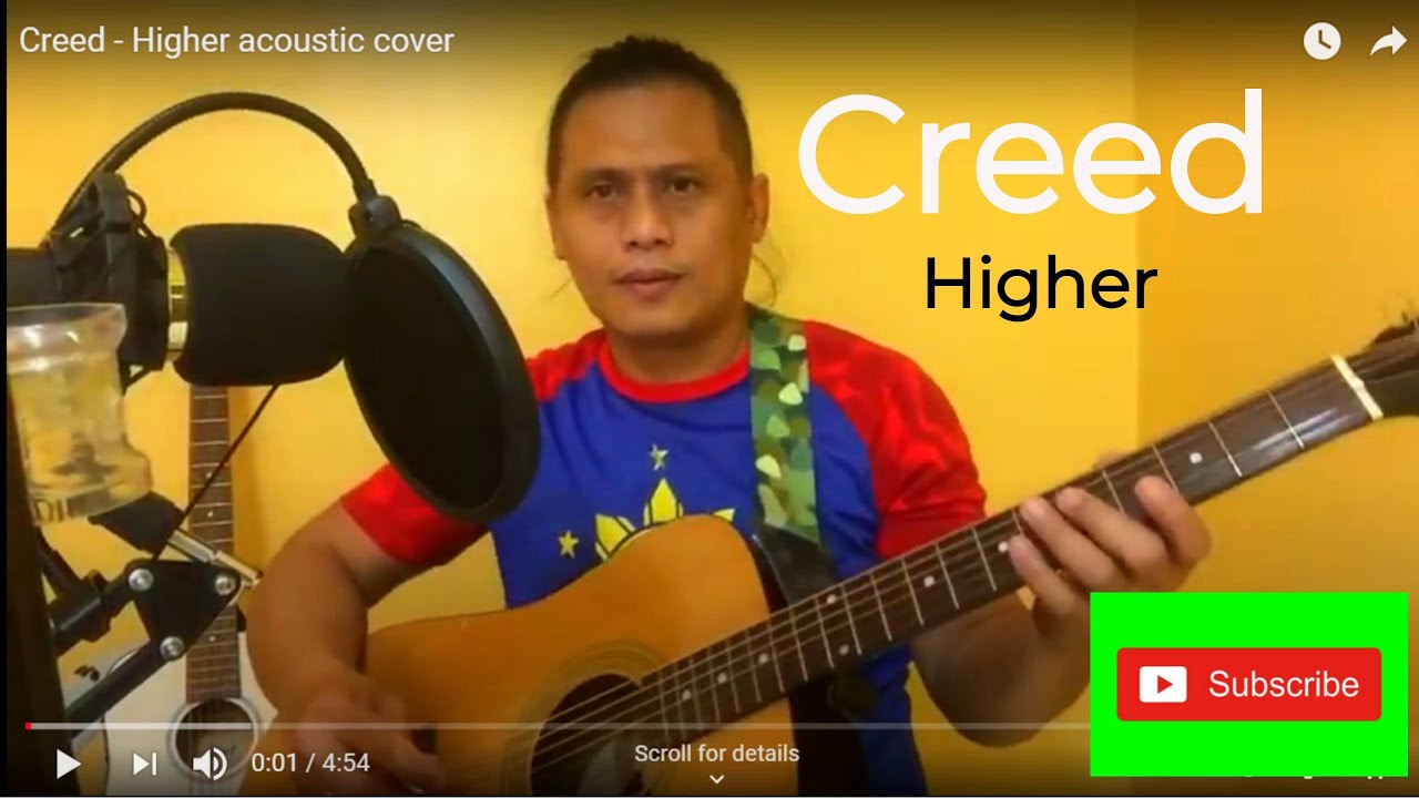 Creed - Higher acoustic cover / GTR Rocks - YouTube Music