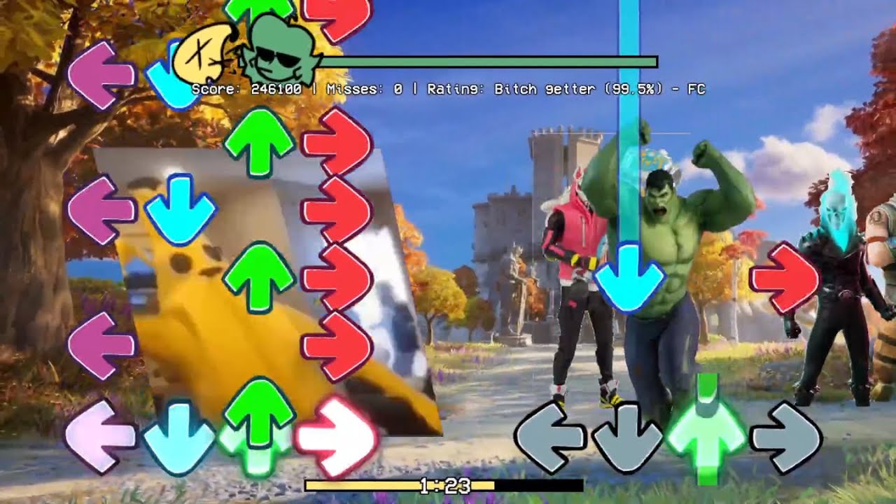 FNF - Friday Night Funkin' D-Sides - Fortbite (FC) - YouTube