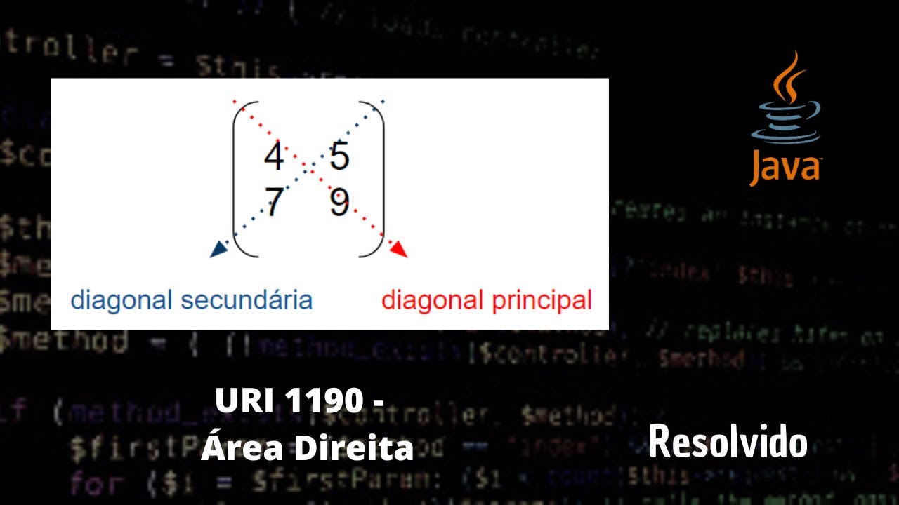 Área Direita (URI 1190) - Exercício Resolvido Java - Beecrowd - YouTube