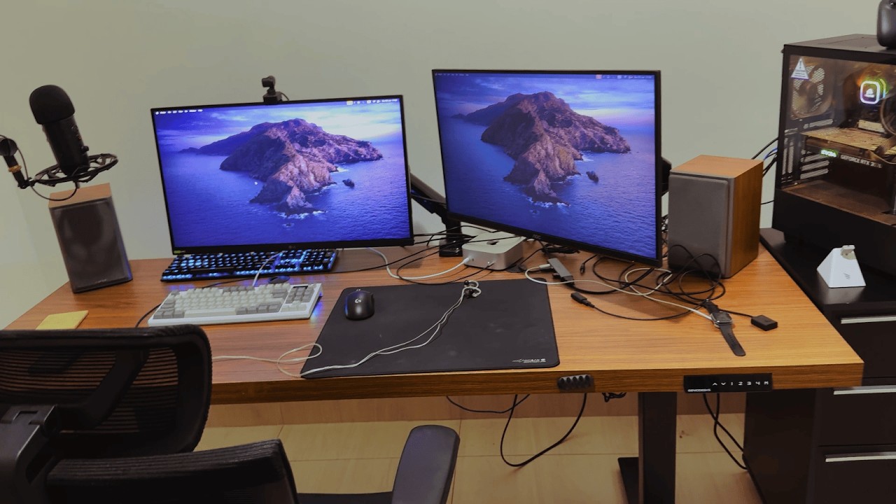 Meu setup de programador / gamer | Dual PC - Mac e Windows - YouTube