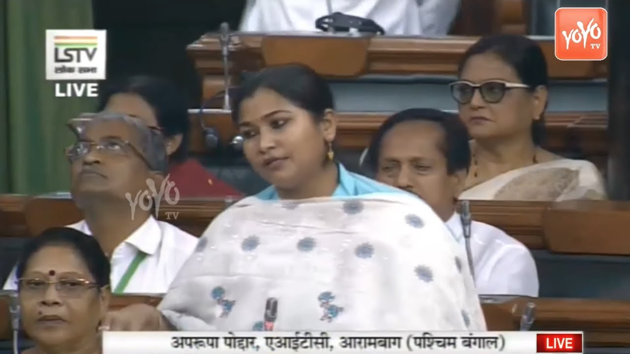 AITC MP Aparupa Poddar First Excellent Speech on Railway Budget 2019 ...
