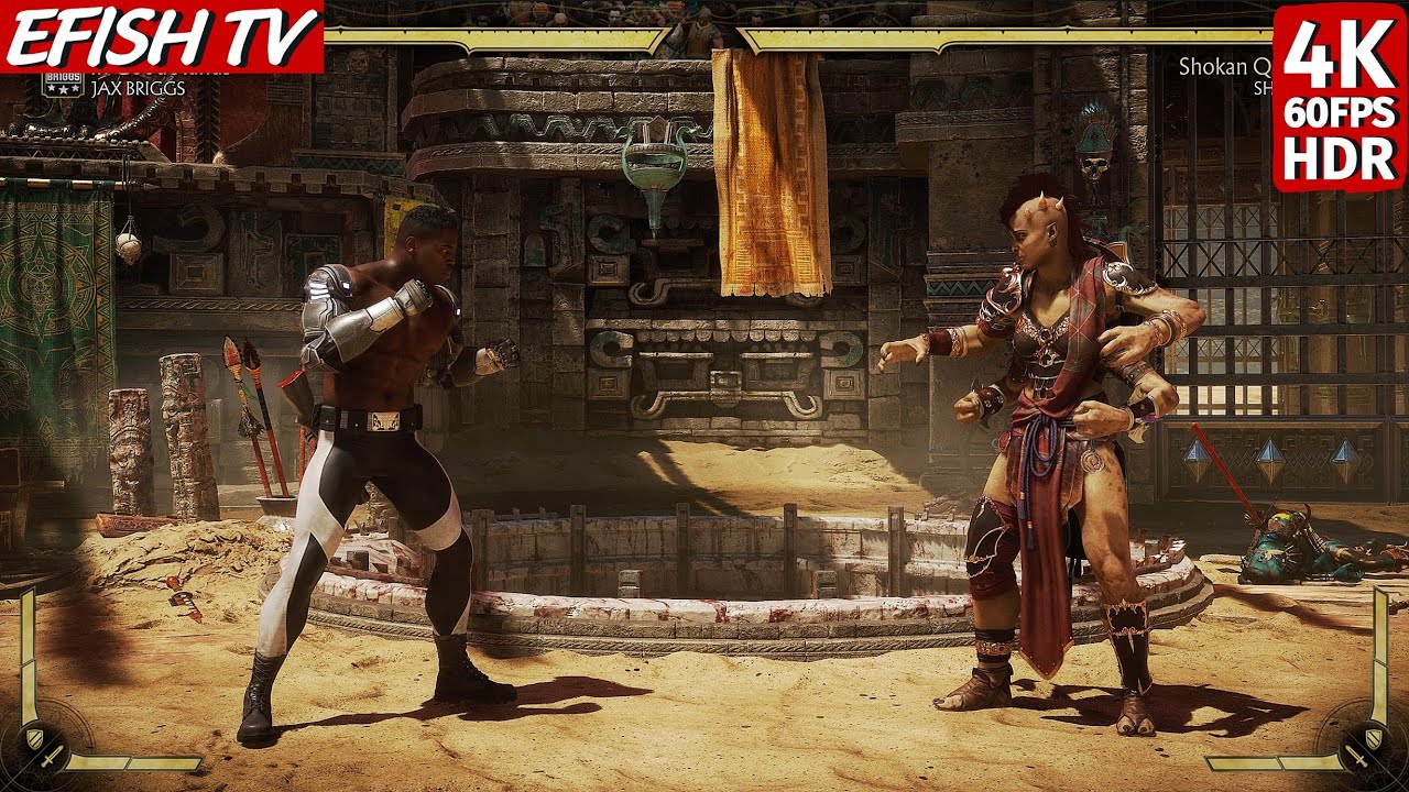 Jax Briggs vs Sheeva (Hardest AI) - Mortal Kombat 11 - YouTube
