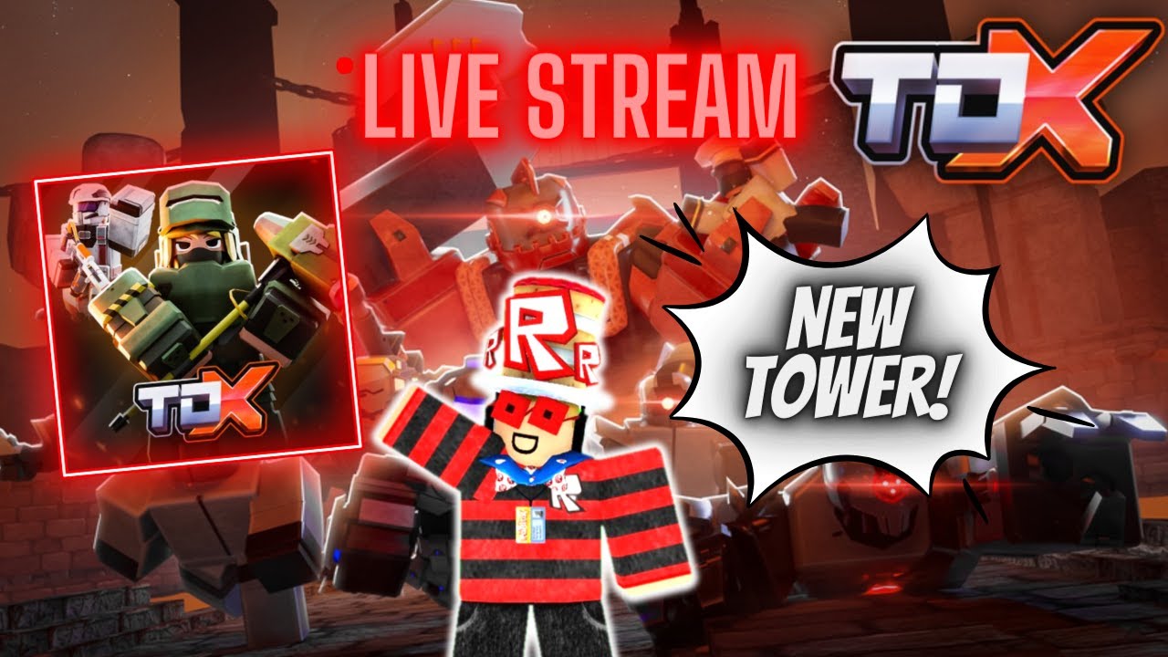 #ROBLOX #tdx 🔴LIVE STREAM🔴TOWER DEFENSE X! (TDX) NEW RECORD - WAVE 167 ...