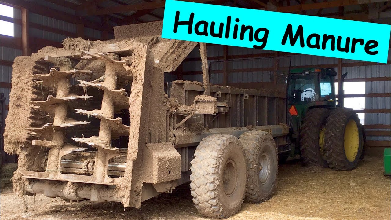 Hauling Manure - YouTube