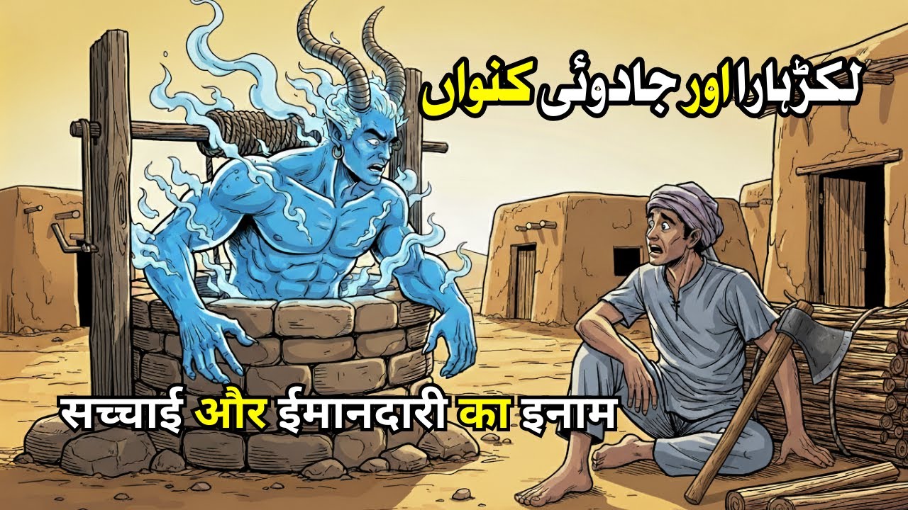 Lalach Aur Imandari Ki Kahani: Jadoo'i Kuan Aur Lakdahara Ka Inaam ...