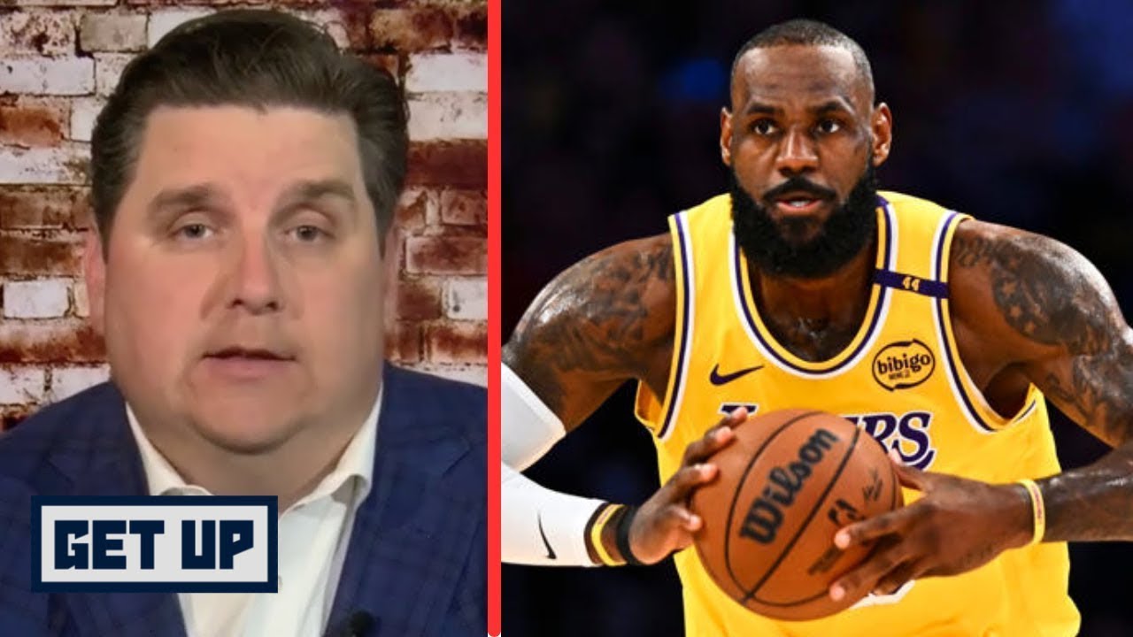 GET UP | "He's OLD" - Brian RIPS LeBron James after Lakers' disastrous ...