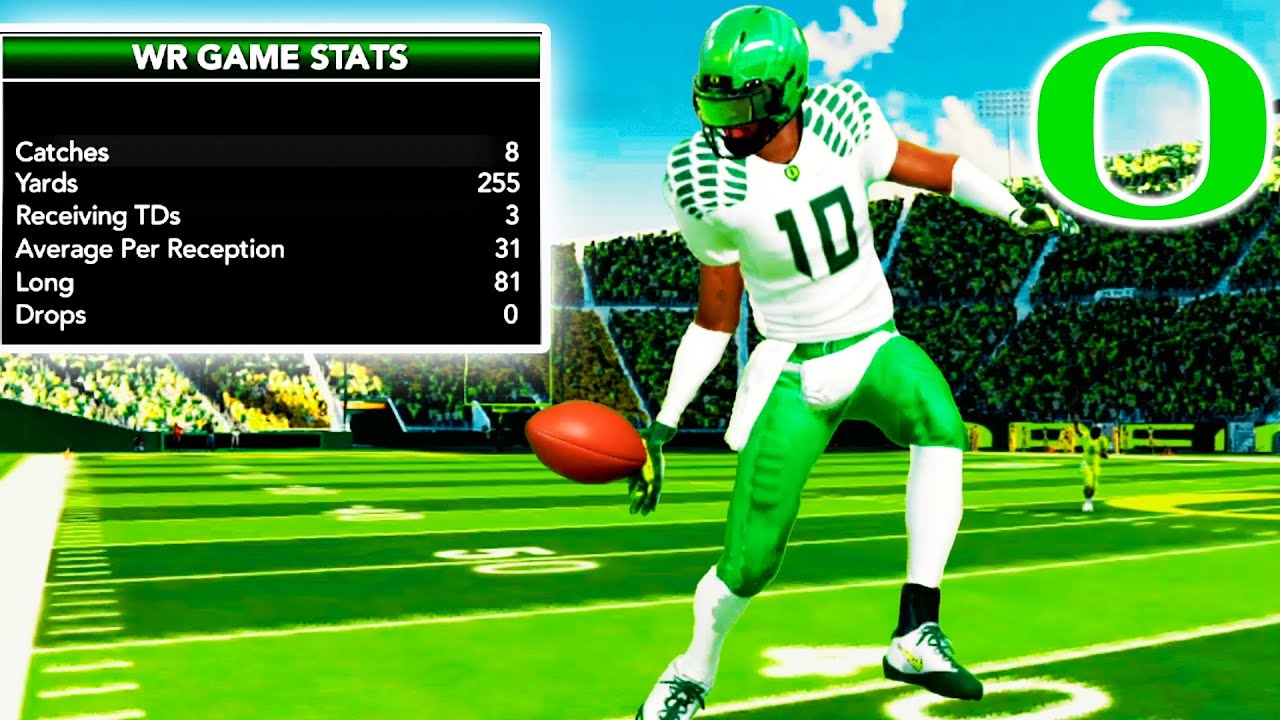 I Became The Best WR in College Football - YouTube