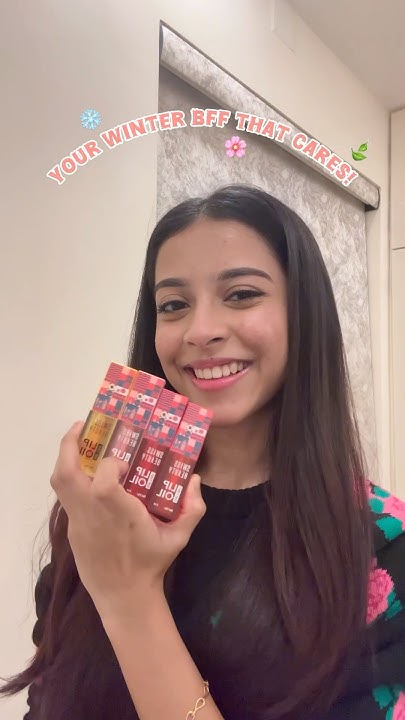 WINTER MUST HAVES 🤍🌸 SWISS BEAUTY LIP TINT/LIP OIL #youtubeshorts #shorts #lipcare #skincare ...