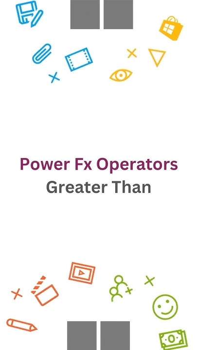 Learn about the Power Fx Greater Than operator #powerfx #microsoft #coding - YouTube