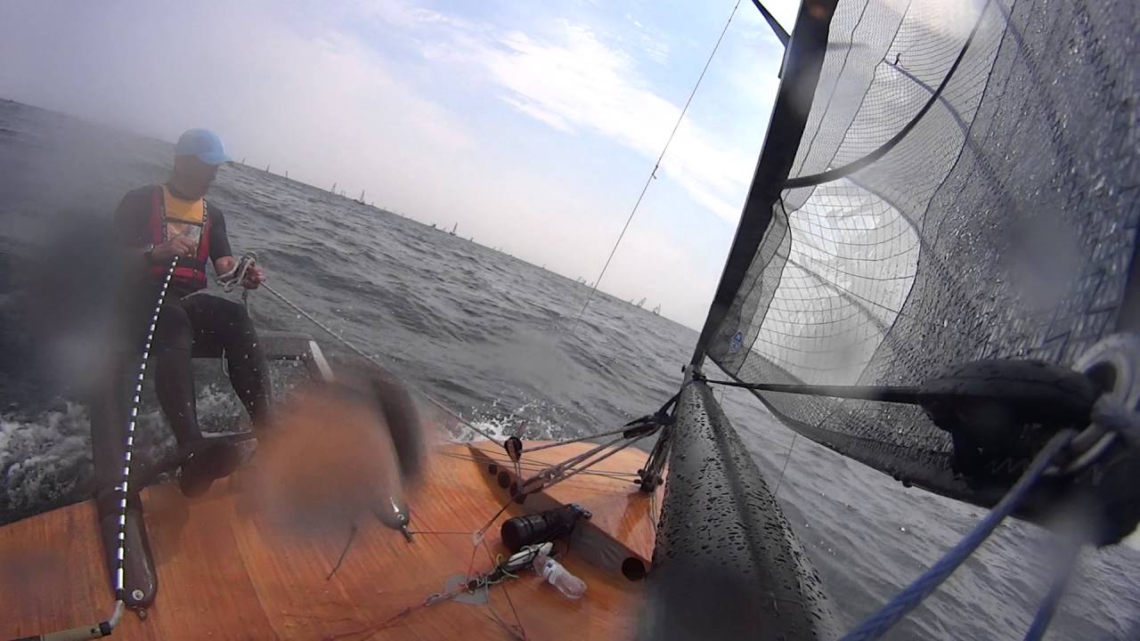 scow moth sailing 2016 may 24 - YouTube