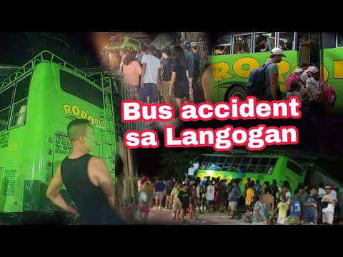Update Accident RORO BUS sa brgy. LANGOGAN PUERTO PRINCESA PALAWAN Oct ...