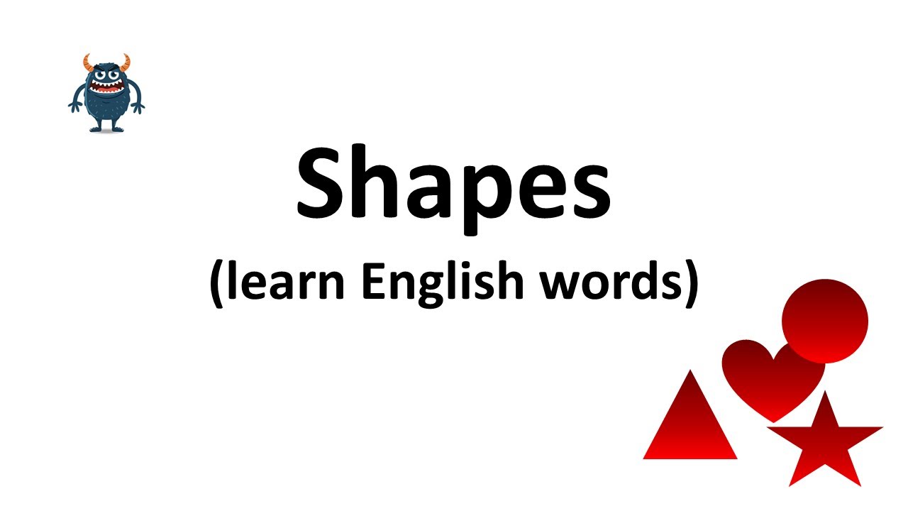 English vocabulary (shapes) - YouTube