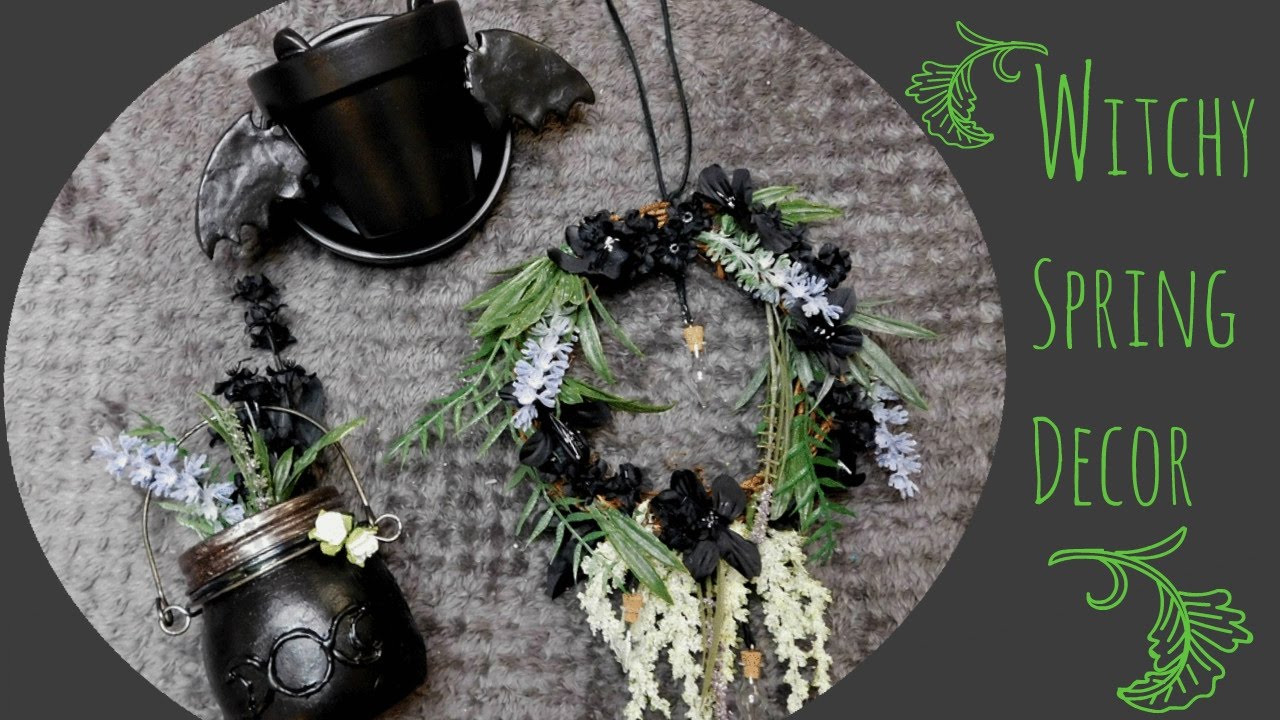 DIY: Witchy Spring Home Decor | Ghostly Haunts 🎃 - YouTube
