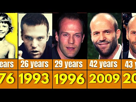 Jason Statham from 1985 to 2023