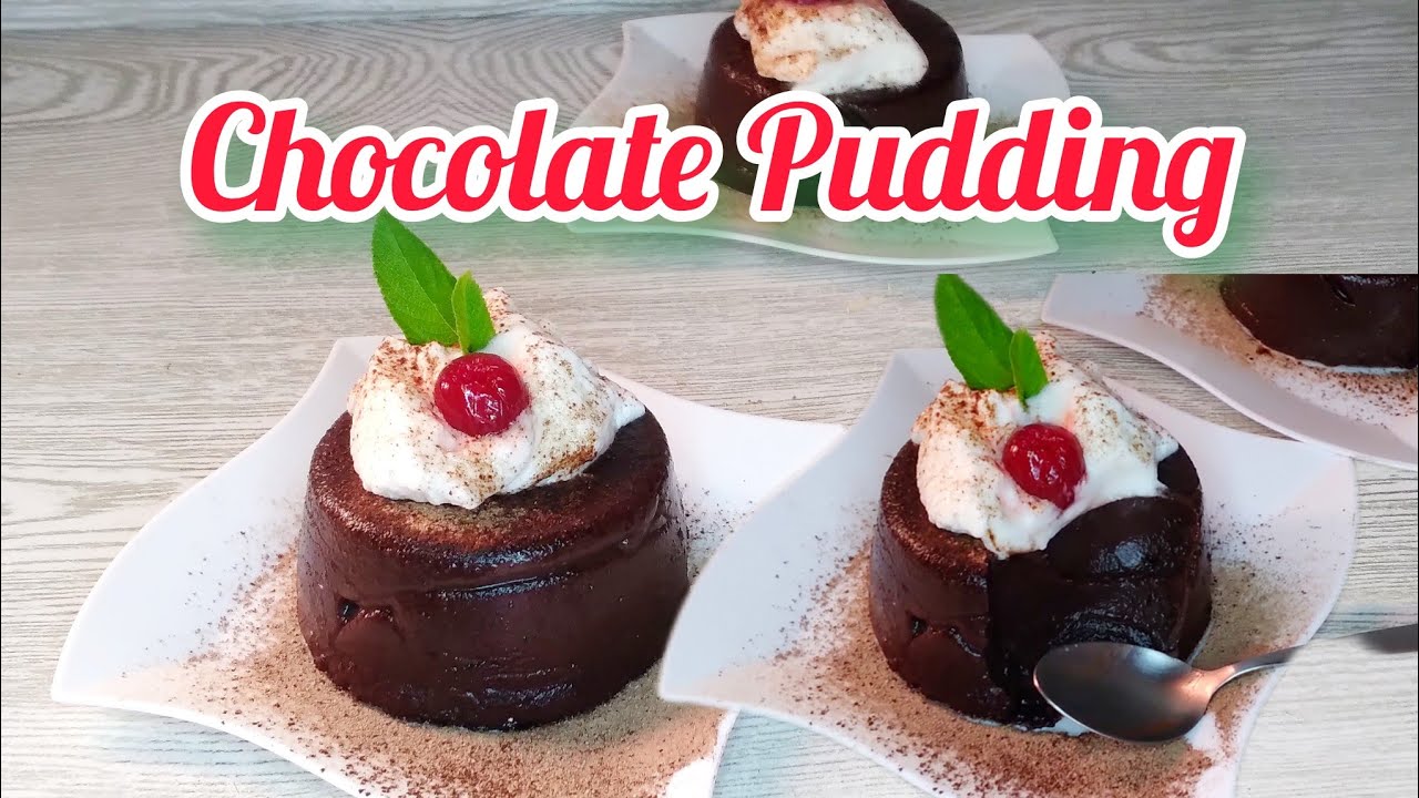 Chocolate Pudding//Easy Valentine's Day Dessert//UnMoulding Chocolate ...