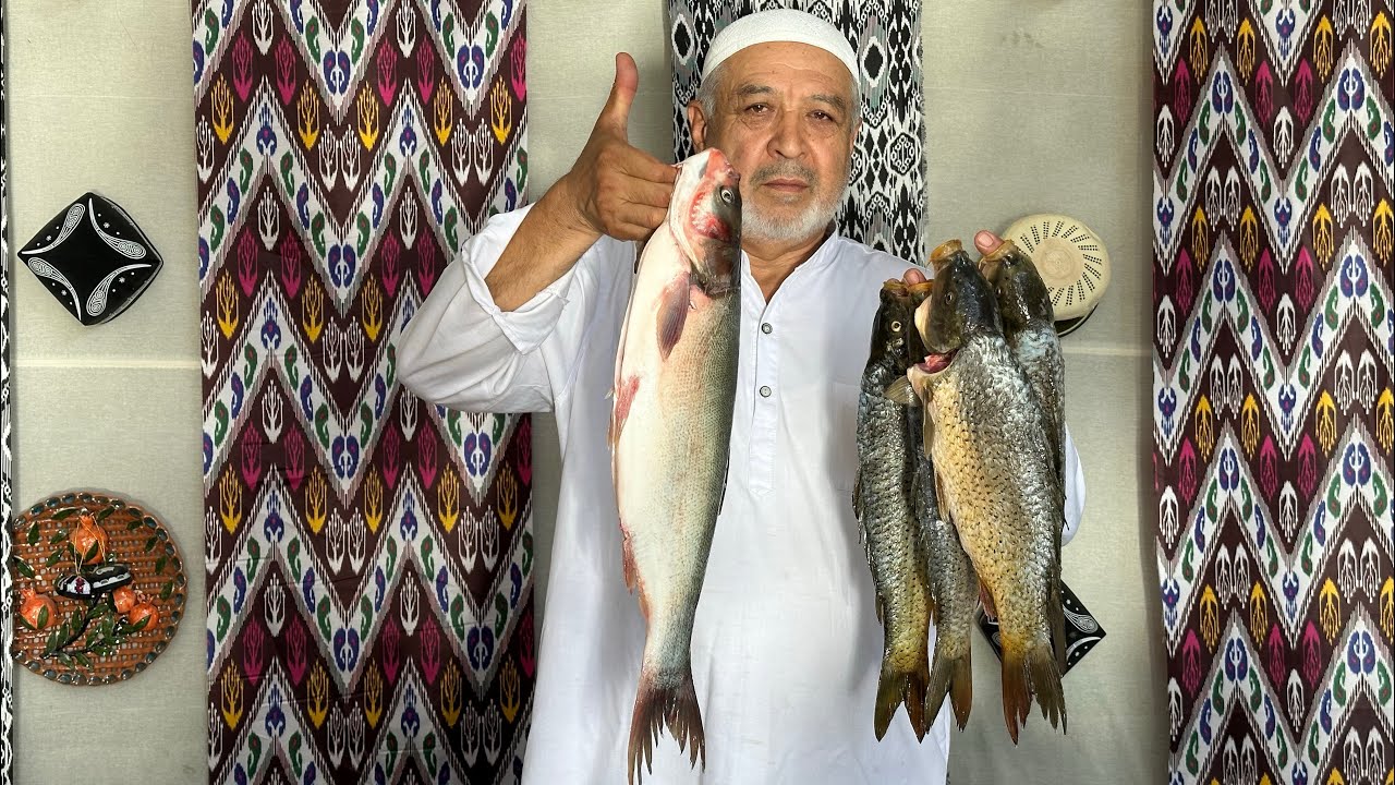 Как Правильно Жарить Рыбу/Cooking for Uzbek Fish in Kazan/Сазан жареный ...