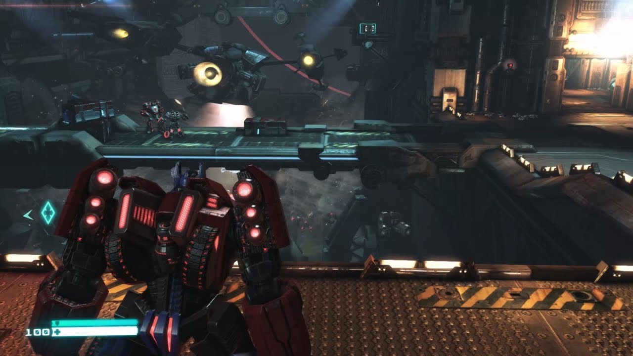 Transformers: Fall of Cybertron [PC] - gameplay walkthrough, hard ...
